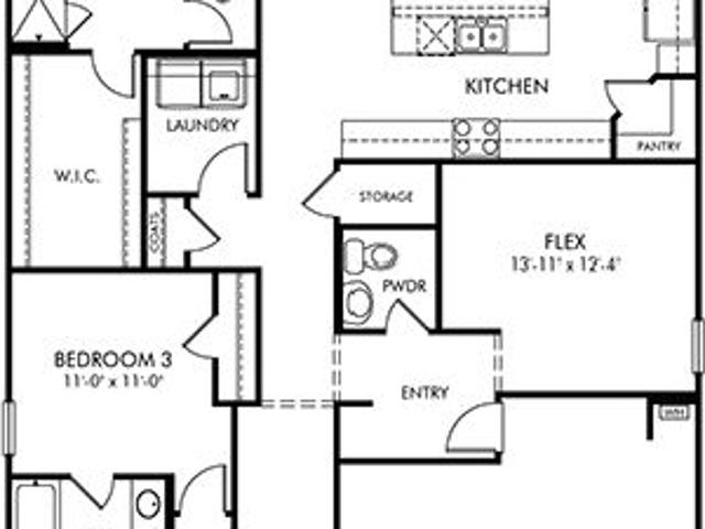 3 Bed, 2 Bath New Home plan in Powder Springs, GA