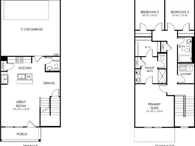 3 Bed, 2 Bath New Home plan in Raleigh, NC