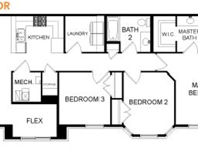 3 Bed, 2 Bath New Home plan in Riverton, UT