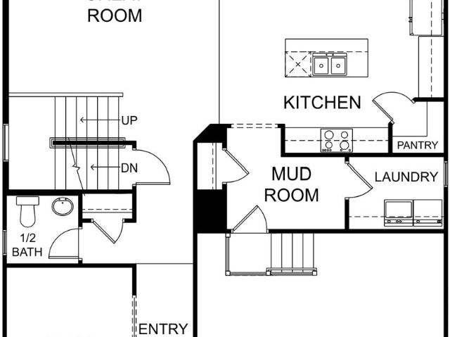3 Bed, 2 Bath New Home plan in Riverton, UT