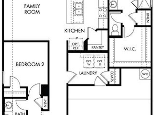 3 Bed, 2 Bath New Home plan in San Antonio, TX