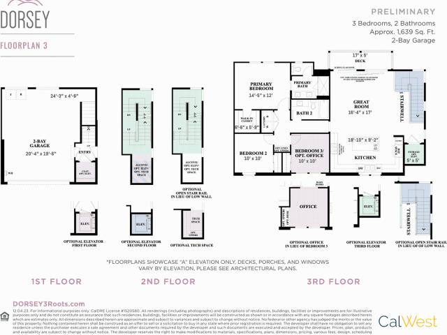 3 Bed, 2 Bath New Home plan in San Diego, CA