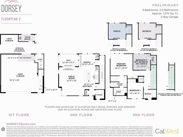 3 Bed, 2 Bath New Home plan in San Diego, CA