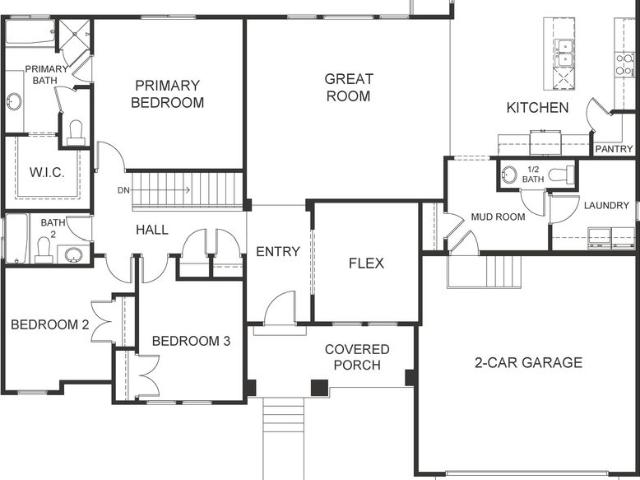 3 Bed, 2 Bath New Home plan in Saratoga Springs, UT