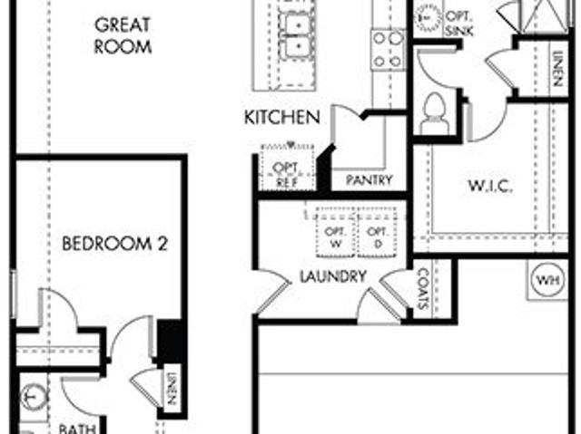 3 Bed, 2 Bath New Home plan in Marion, TX