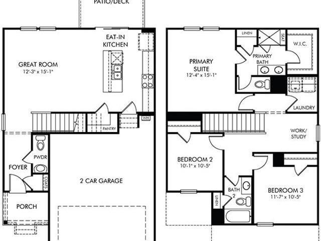 3 Bed, 2 Bath New Home plan in Shelby, NC