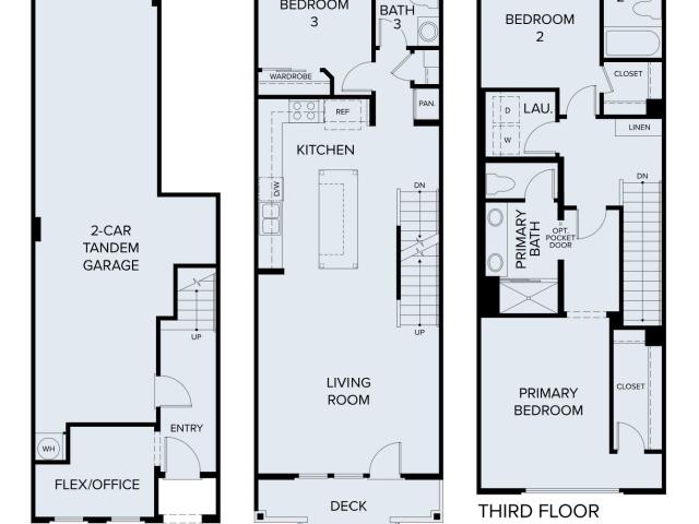 3 Bed, 3 Bath New Home plan in Claremont, CA