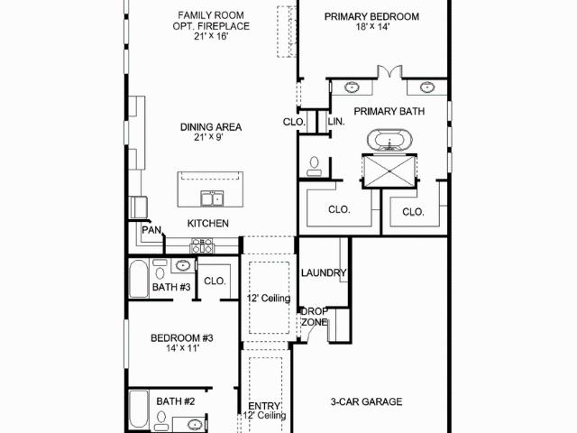 3 Bed, 3 Bath New Home plan in Green Cove Springs, FL