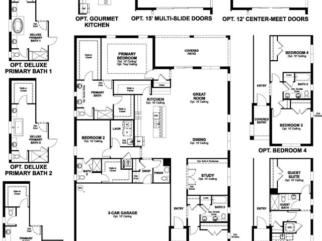 3 Bed, 3 Bath New Home plan in Parrish, FL