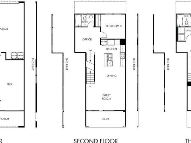 3 Bed, 3 Bath New Home plan in Pomona, CA