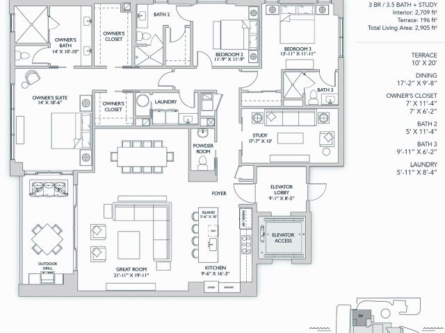 3 Bed, 3 Bath New Home plan in Sarasota, FL
