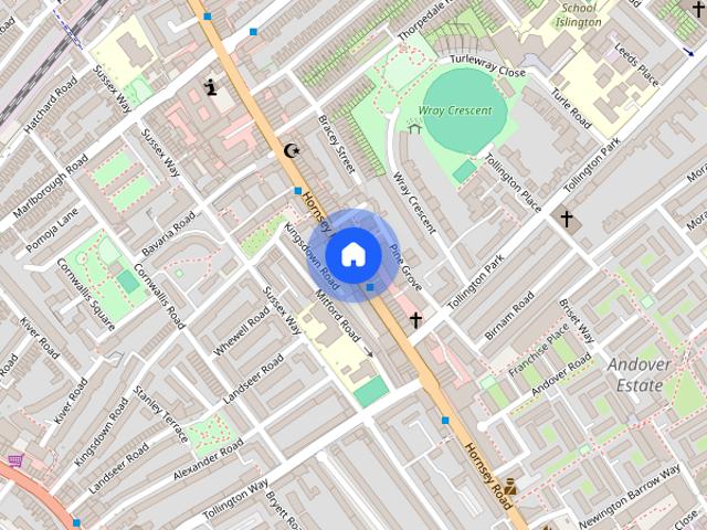 3 bed flat in N19