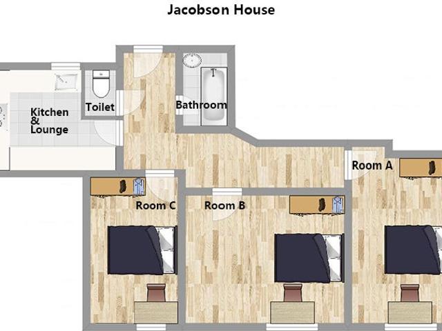 3 bed flat, 5 mins walk from Aldgate