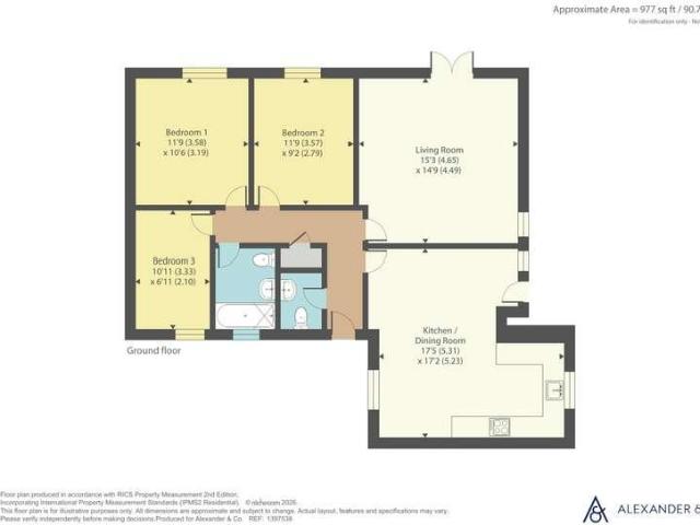 3 bed house for sale
