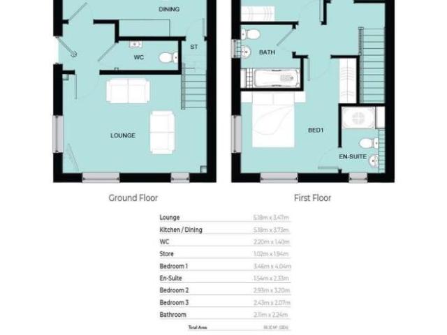 3 bed house for sale