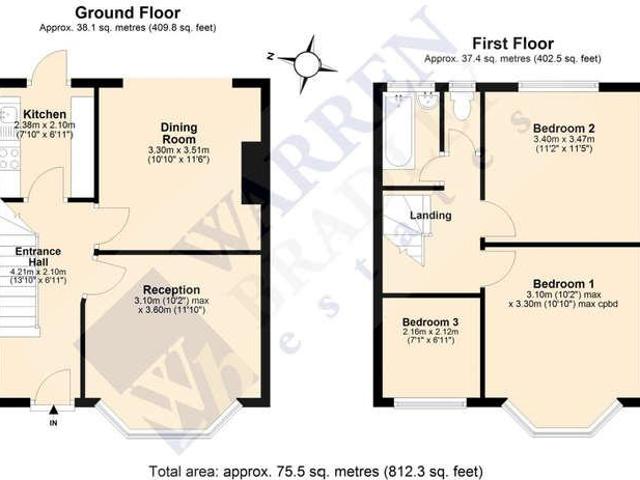 3 bed house for sale