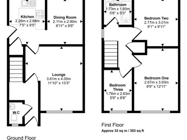 3 bed house for sale