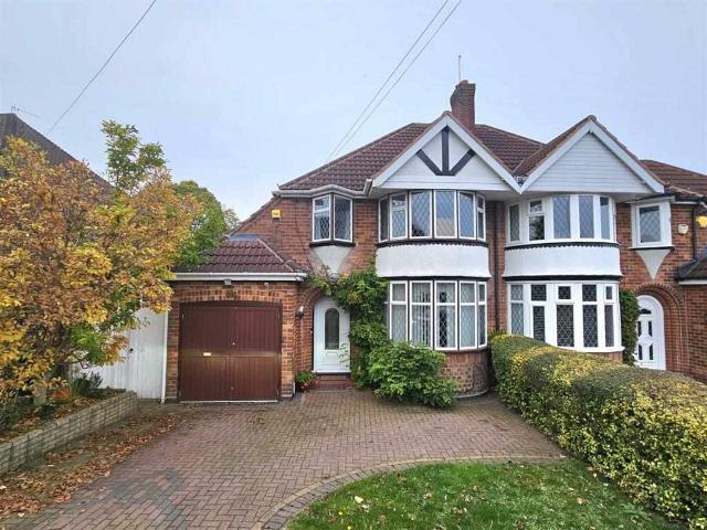 3 Bed, Semi Detached, Lyndon Road, Solihull, B92 [INVESTMENT PROPERTY]