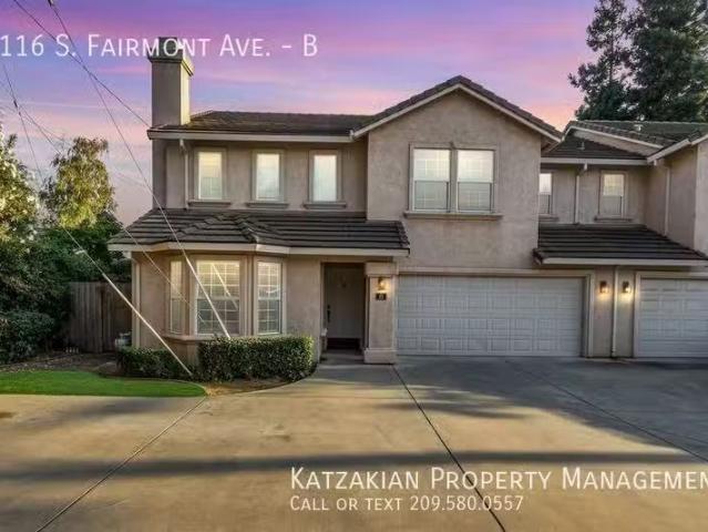 3 Bedroom 2.5 Bath Lodi Townhouse 1116 S Fairmont Ave #B