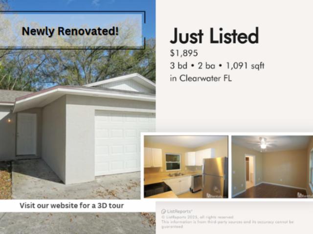 3 Bedroom Condo for Rent at 15657 Waverly St, Clearwater, FL 33760