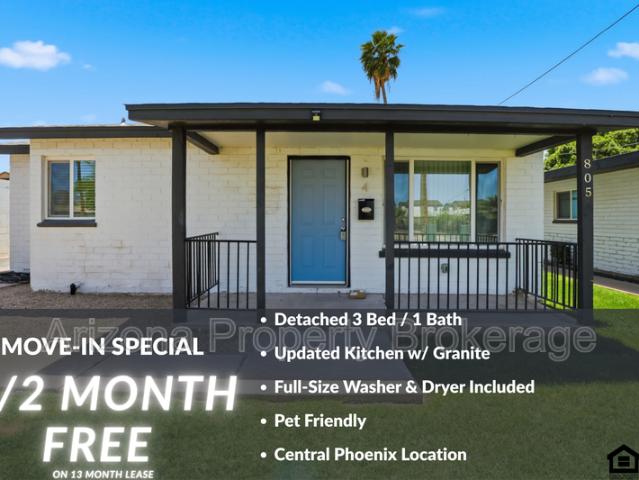3 Bedroom Condo for Rent at 805 E Turney Ave #4, Phoenix, AZ 85014