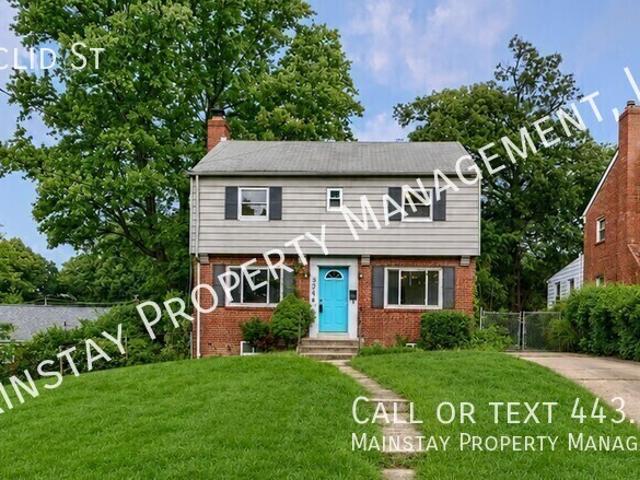 3 Bedroom Cheverly Single Family Home!