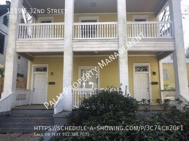 3 Bedroom Apartment for Rent at 1119 E 32nd St, Savannah, GA 31404 Live Oak