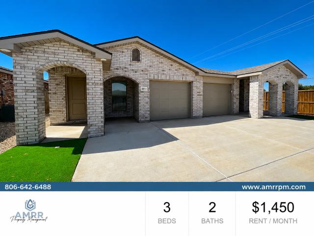 3 Bedroom Apartment for Rent at 2009 Corpus Ave #A, Wolfforth, TX 79382