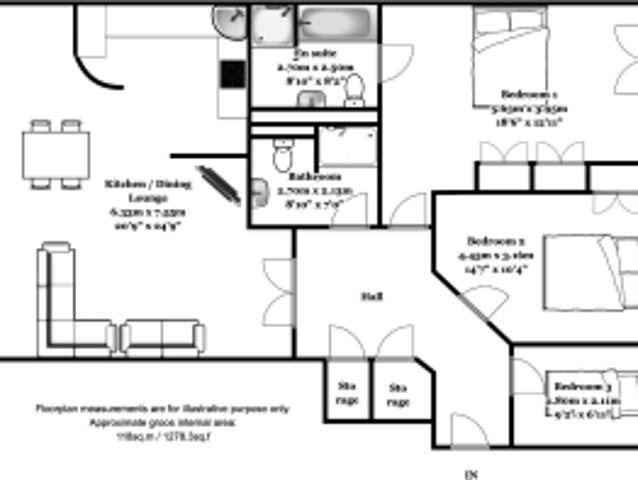 3 bedroom apartment for rent in St James Place, 34 George Road, Edgbaston, B15