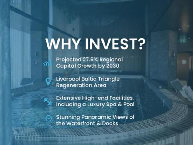 3 bedroom apartment for sale in Parliament Square, Liverpool Baltic Triangle 6% Projected Returns | Prime Investment Opportunity, L1