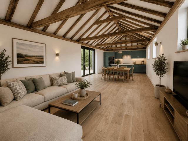 3 bedroom barn for sale