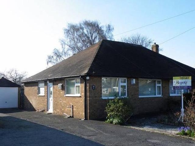 3 bedroom bungalow for rent in Craig Walk Alsager ST7
