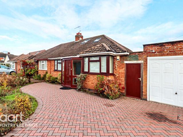 3 Bedroom Bungalow To Rent In Brentwood Avenue, Coventry, CV3