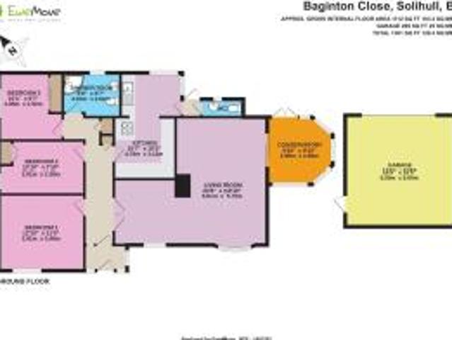 3 bedroom detached bungalow for sale in Baginton Close, Solihull B91 2UL, B91