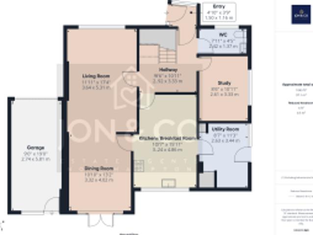 3 bedroom detached house for sale in Chartwell Avenue | Boothville | NN3