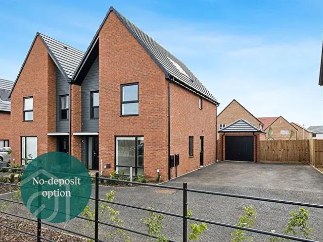 3 Bedroom Detached House To Rent In Leaf Living At The Atrium, Overstone, Northamptonshire, Northampton, NN6