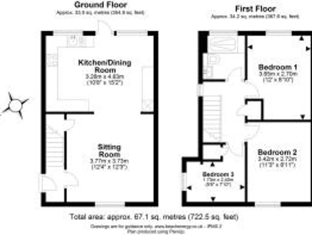 3 bedroom end of terrace house for rent in Gayton Close, Trumpington, CB2
