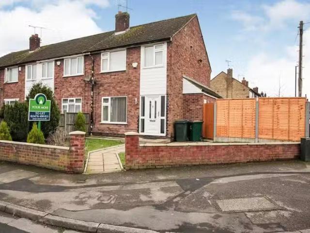 3 bedroom end of terrace house for rent in Yewdale Crescent, C.