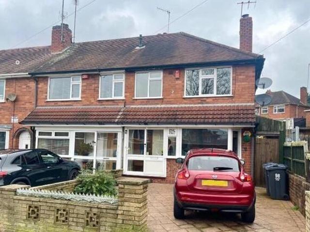 3 Bedroom End Of Terrace House For Sale In Birmingham, West Midlands
