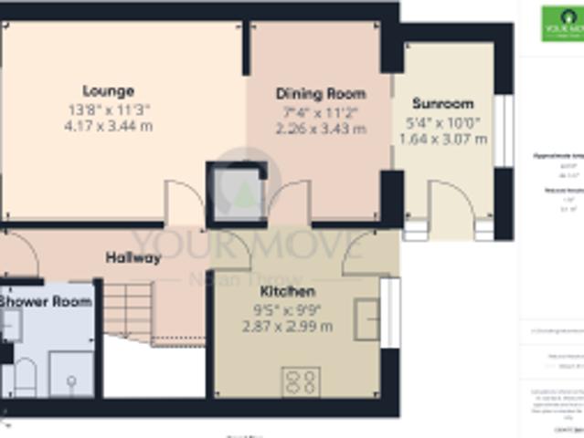 3 bedroom end of terrace house for sale in Far Meadow Court, Thorplands, Northampton, NN3