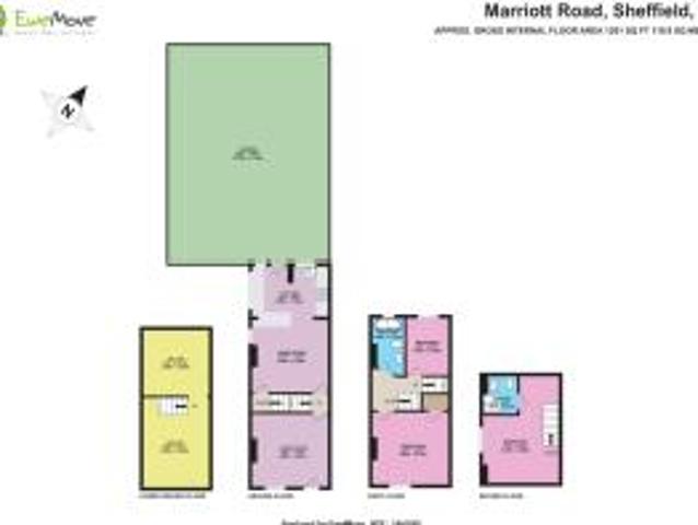 3 bedroom end of terrace house for sale in Marriott Road, Sheffield, S7