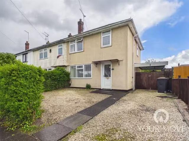 3 bedroom End Terrace House to rent, Tatton Road, Crewe, CW2.