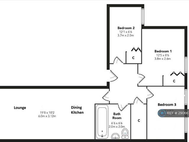 3 Bedroom Flat To Rent In Oxford St, Glasgow, G5