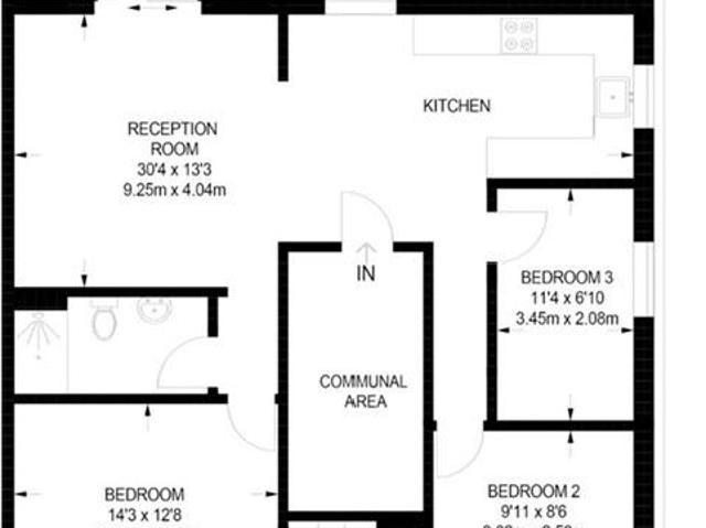 3 bedroom flat to rent