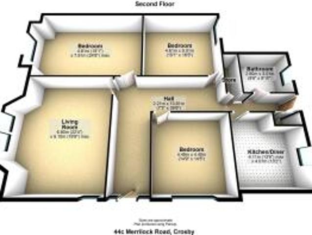3 bedroom flat for sale in Merrilocks Road, Liverpool, L23