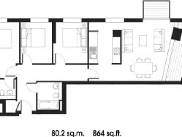 3 bedroom flat for rent in Lincoln Plaza, Canary Wharf, E14