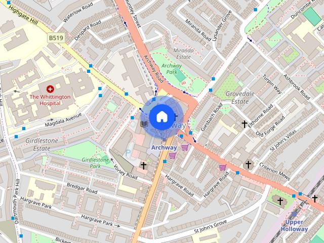 3 bedroom flat in Holland Walk, London, N19 3 bed #1485418
