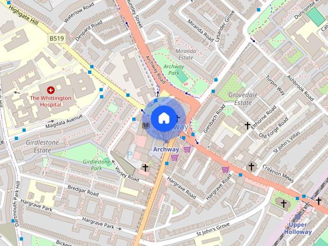 3 bedroom flat in Holland Walk, London, N19 3 bed #1485418