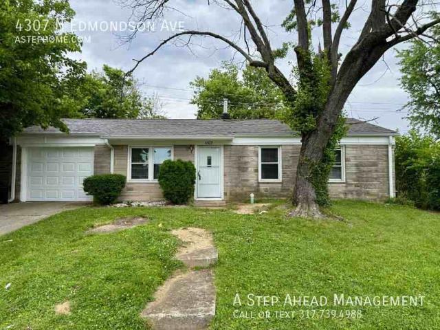 3 Bedroom Home for Rent at 4307 N Edmondson Ave, Indianapolis, IN 46226 Devington