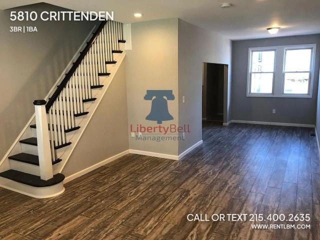 3 Bedroom Home for Rent at 5810 Crittenden St, Philadelphia, PA 19138 East Germantown